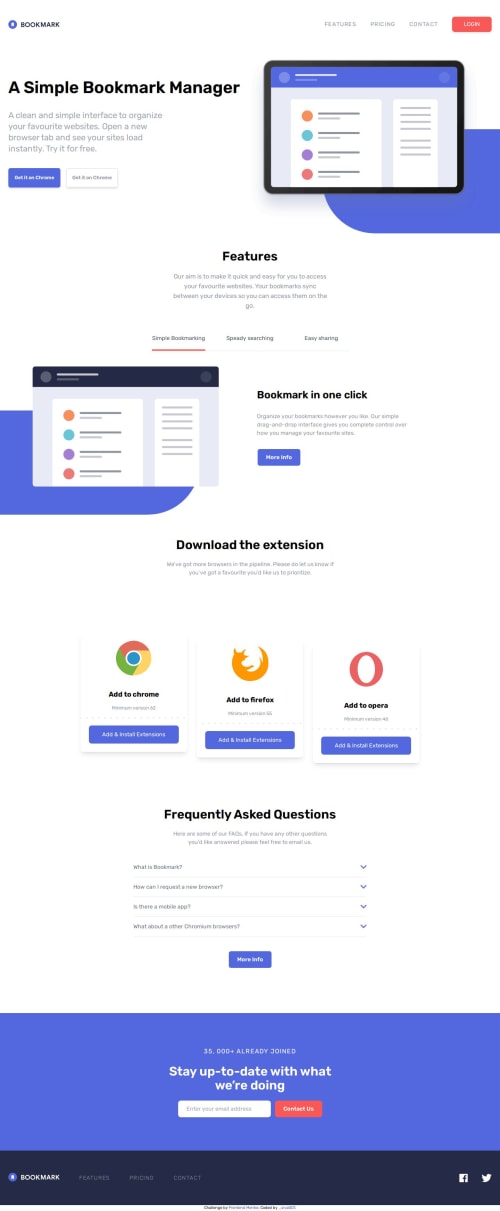 Frontend Mentor | Bookmark landingpage using tailwindcss coding ... Frontend Mentor | Bookmark landingpage using tailwindcss coding ...