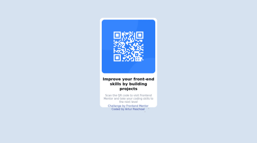 Frontend Mentor | QR Code Challenge Using HTML and CSS coding challenge solution