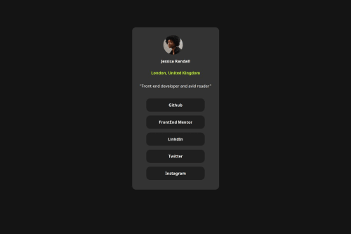 Social links using flexbox coding challenge solution