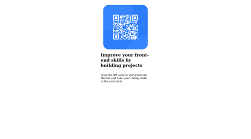 Frontend Mentor | QR Code Project coding challenge solution