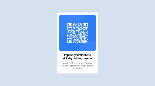 Frontend Mentor | QR Code page with Tailwind CSS coding challenge solution