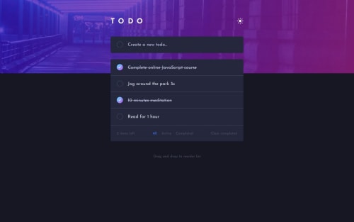Todo app coding challenge solution
