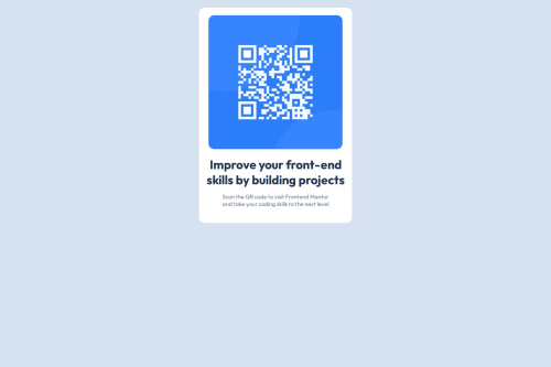 Frontend Mentor | QR Code using html and css only coding challenge solution