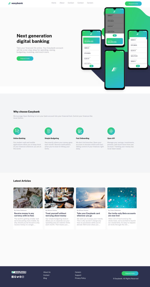 Frontend Mentor A Very Responsive Website Using Grid With Html Css