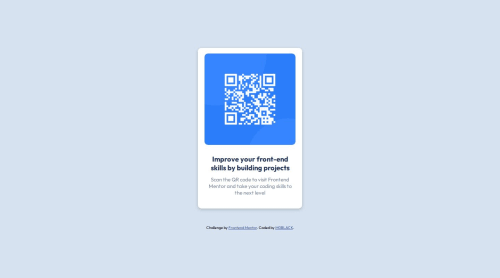 Frontend Mentor | QR code component coding challenge solution