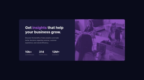Flexbox card with image overlay using pseudo-element coding challenge solution | Frontend Mentor