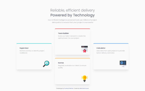 Frontend Mentor | Responsive Feature section coding challenge solution