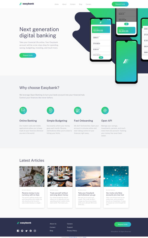 Frontend Mentor | Responsive landing page using CSS Grid and Flexbox coding challenge solution