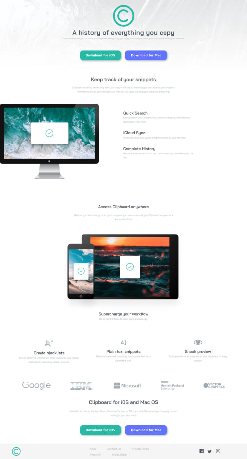 Frontend Mentor | Landing Page coding challenge solution