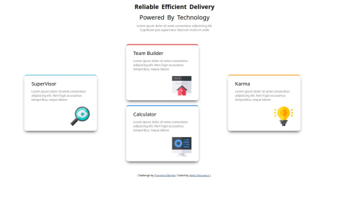 Responsive landing using Css Grid coding challenge solution | Frontend Mentor