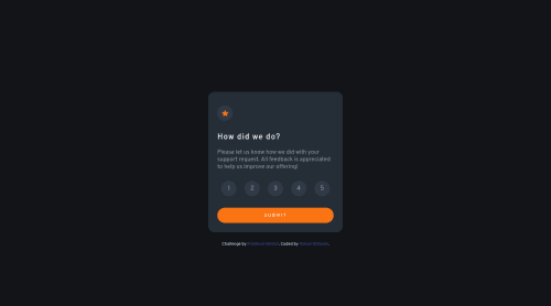 Frontend Mentor | Interactive Rating Component - CSS Grid and Flexbox ...