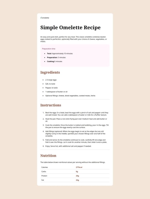 Frontend Mentor | recipe-page-using-css coding challenge solution
