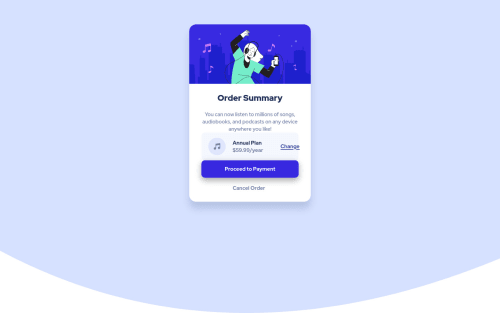 Frontend Mentor Order Summary Component Using Css And Flexbox Coding