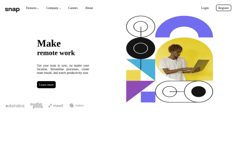 Frontend Mentor | intro-section-with-dropdown-navigation-main coding challenge solution