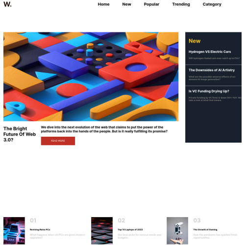 Frontend Mentor | HTML, CSS, JavaScript coding challenge solution