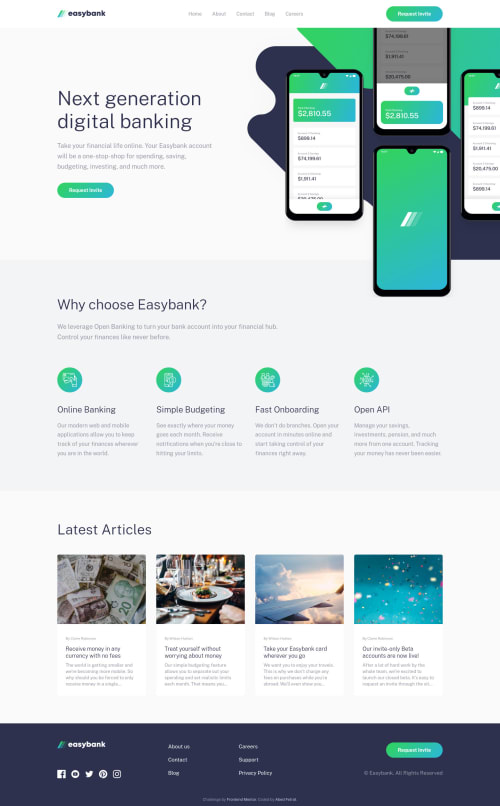 Responsive landing page using CSS Grid and Flexbox coding challenge solution