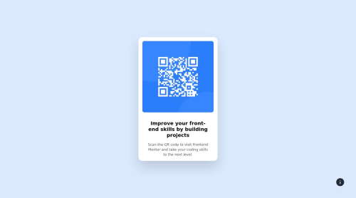 Frontend Mentor | QR Code coding challenge solution