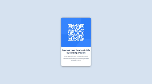 Frontend Mentor | Responsive qr-code coding challenge solution