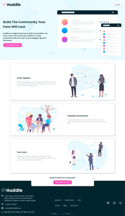 html,css coding challenge solution