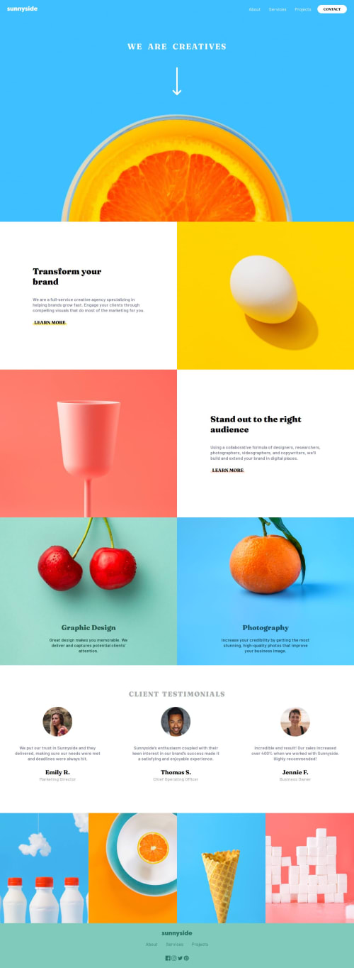 Frontend Mentor | Landing Page Built Using HTML & CSS coding challenge solution