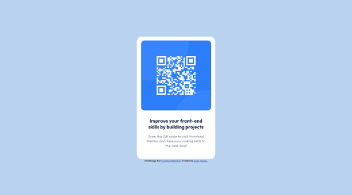 Frontend Mentor | QR Code Callenge using HTML, CSS - Flexbox coding ...
