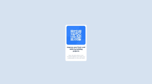 Frontend Mentor | my challenge QR code component with html and CSS coding challenge solution