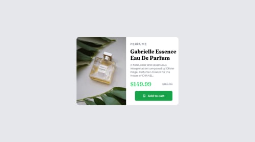 Responsive product display card using tailwindcss coding challenge solution | Frontend Mentor