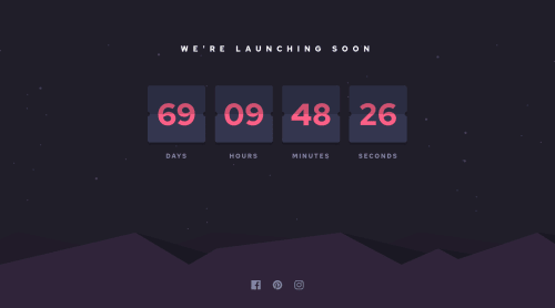 Frontend Mentor | Launch Countdown Timer using React and TailwindCSS coding challenge solution