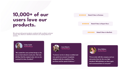 Frontend Mentor | Frontend Mentor - Social proof section using HTML and CSS updated1 coding ...