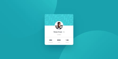 Frontend Mentor | Responsive profile card using flex coding challenge ...