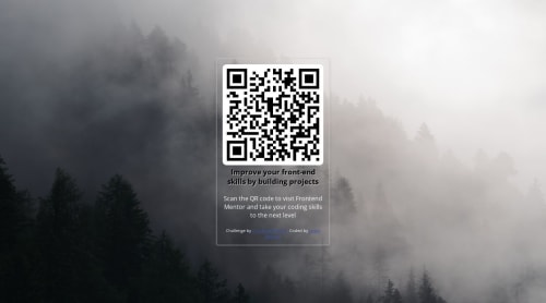 Frontend Mentor | QR code component coding challenge solution