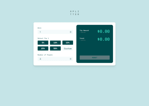 Frontend Mentor | React and Tailwind, and includes a calculation function coding challenge solution