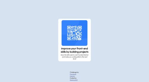 Frontend Mentor | QR Code coding challenge solution