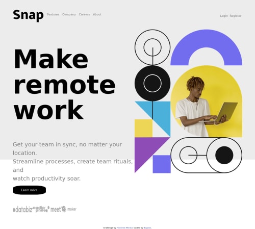 Frontend Mentor Intro Page With Html And Css Coding Challenge Solution