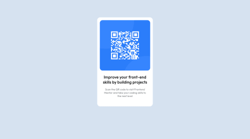 Frontend Mentor | QR code component coding challenge solution