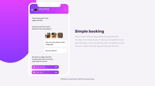 Frontend Mentor | Chat App CSS Illustration coding challenge solution