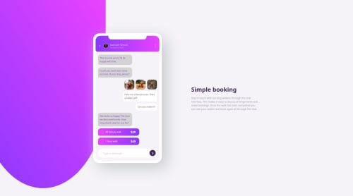 Frontend Mentor | Responsive mobile chat app using Flex-Box coding challenge solution
