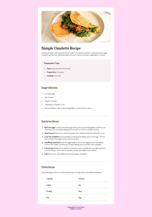 Frontend Mentor | Landing page using using first mobile and flexbox coding challenge solution