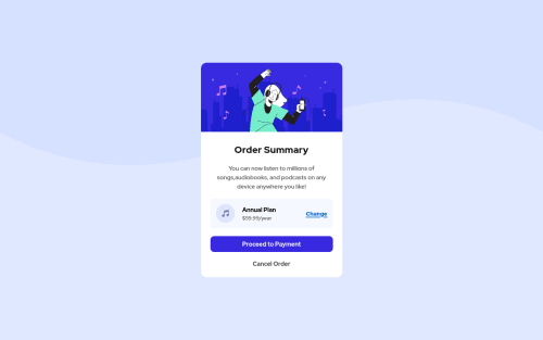 Frontend Mentor | Responsive summary card HTML CSS coding challenge solution
