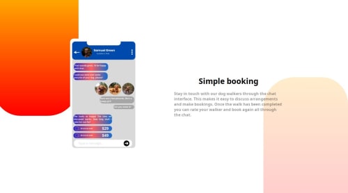 Frontend Mentor | Chat app illustration with css flexbox coding challenge solution