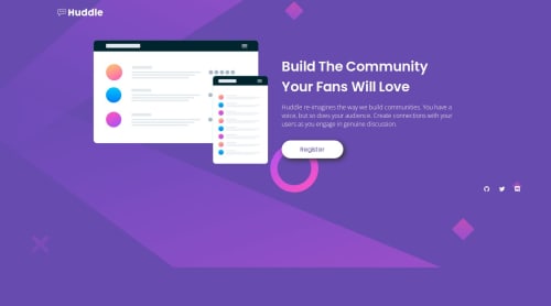 Responsive Landing page using only html & css coding challenge solution