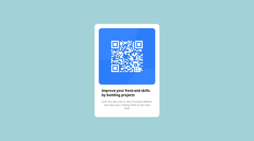 Frontend Mentor | QR Code Challenge with HTML CSS coding challenge solution