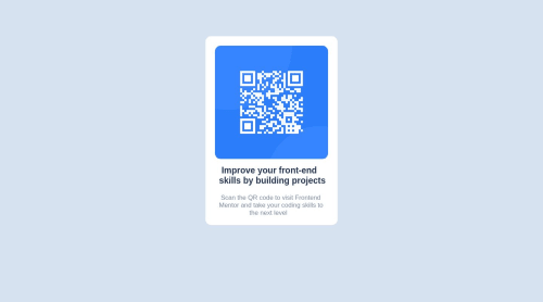 Frontend Mentor | QR code component coding challenge solution