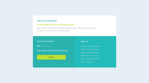 These is the challenges used only HTML/CSS coding challenge solution | Frontend Mentor