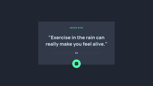 Frontend Mentor Advice Generator Using Html Css And Javascript