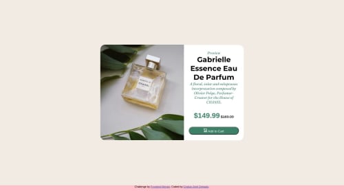 Frontend Mentor | Product preview card component - HTML5 - CSS3 coding challenge solution