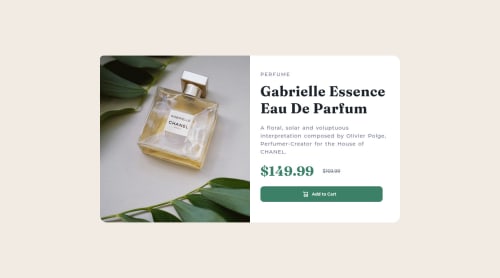 Product Preview Component using Flexbox coding challenge solution | Frontend Mentor