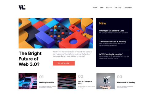 Frontend Mentor | HTML - CSS - JQuery - Using CSS Grid 🕊️😊🖤 coding challenge solution