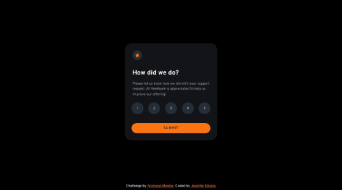 Frontend Mentor Interactive Rating Component Built With React Coding