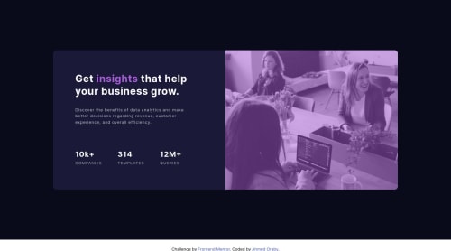 Responsive stats preview card using CSS Grid and Flexbox coding ...